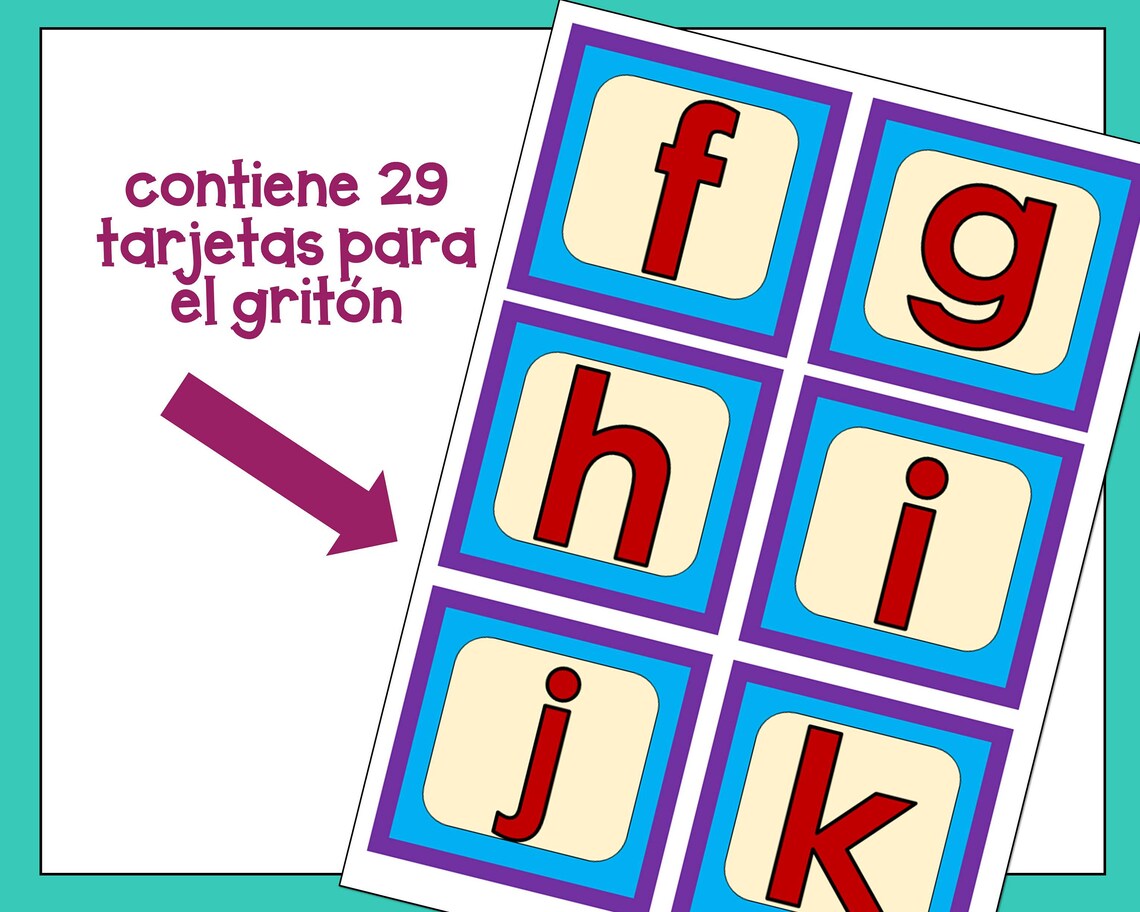 Loteria De Sonidos Iniciales - Etsy