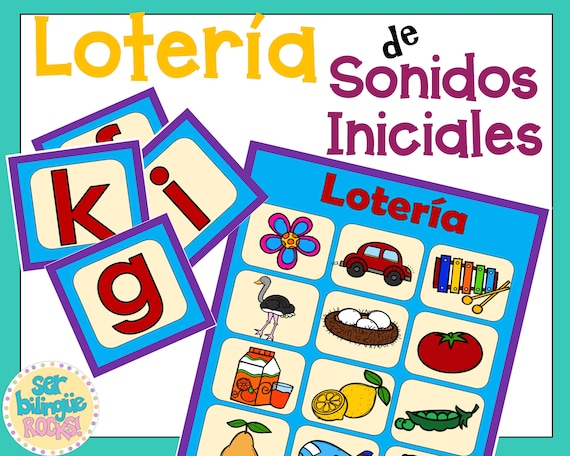 Loteria De Sonidos Iniciales | Etsy