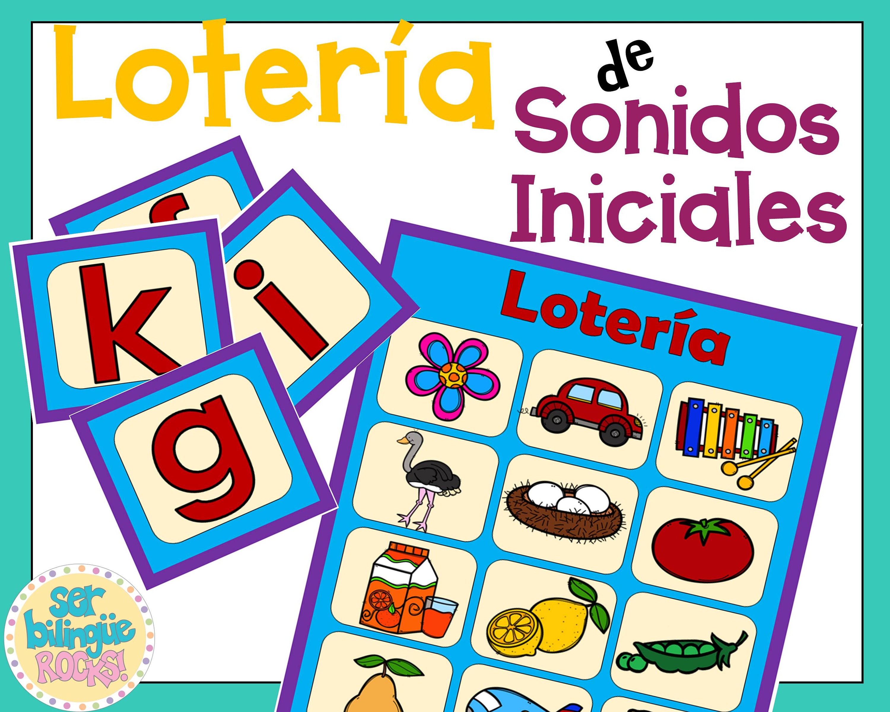 Loteria De Sonidos Iniciales - Etsy