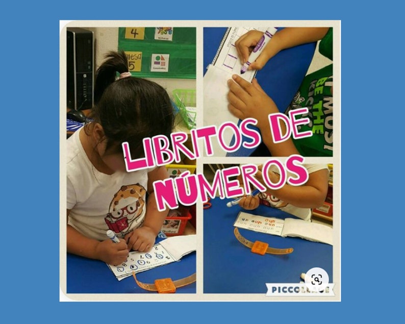 Libritos De Números - Etsy