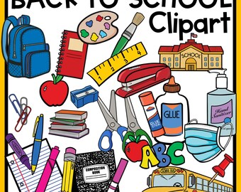 Back to School Cupcakes Watercolor Clipart Set 300 DPI Transparent ...