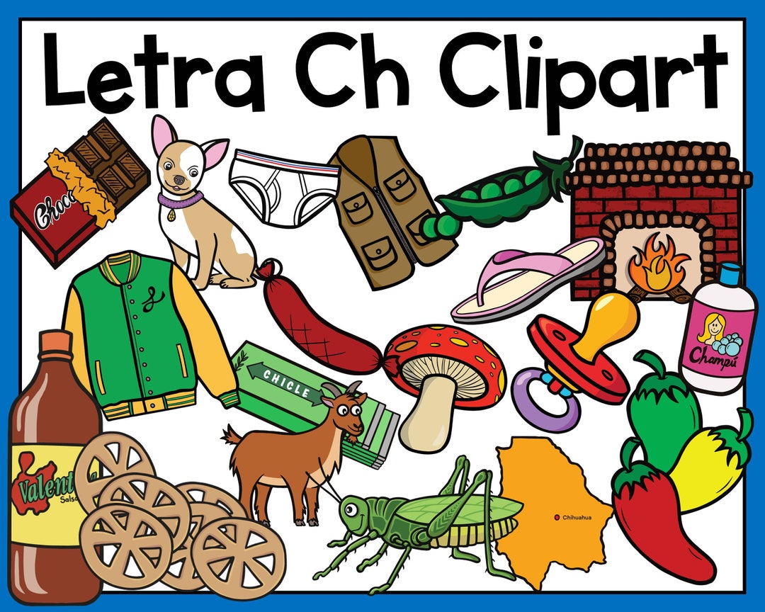 Letra Ch Clip Art - Etsy