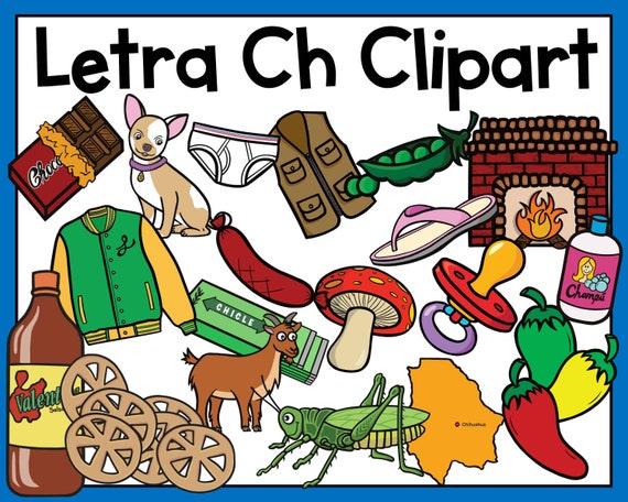 Letra Ch Clip Art | Etsy