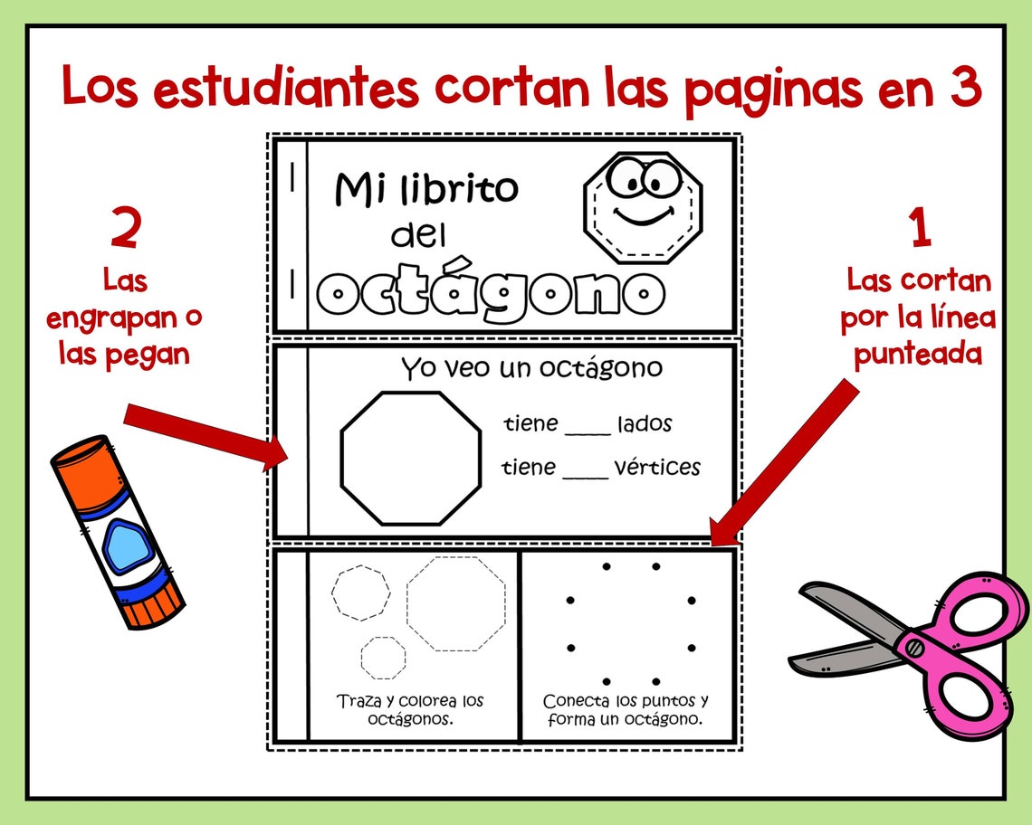 Libros de figuras geométricas - Etsy México