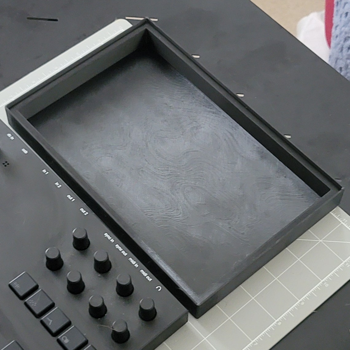 Torso Electronics S-4 3D Printed Dust Cover/riser With Topographical ...