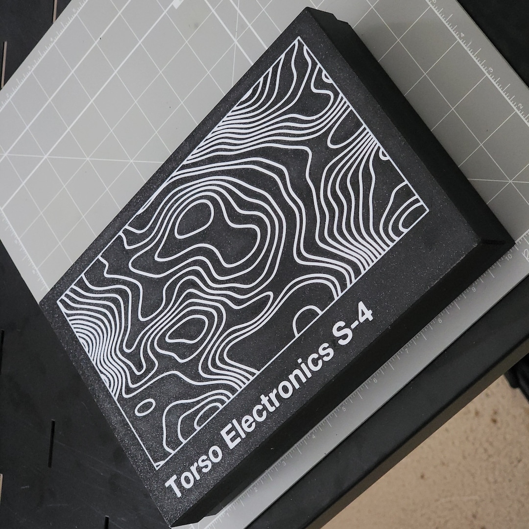 Torso Electronics S-4 3D Printed Dust Cover/riser With Topographical ...