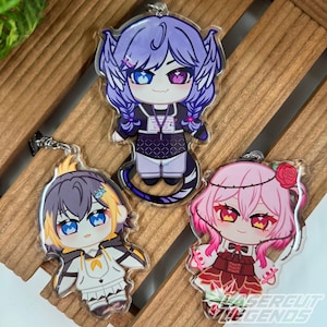 Obsydia 3.5 and 4in Acrylic Charm Nijisanji EN Vtuber Merch - Etsy