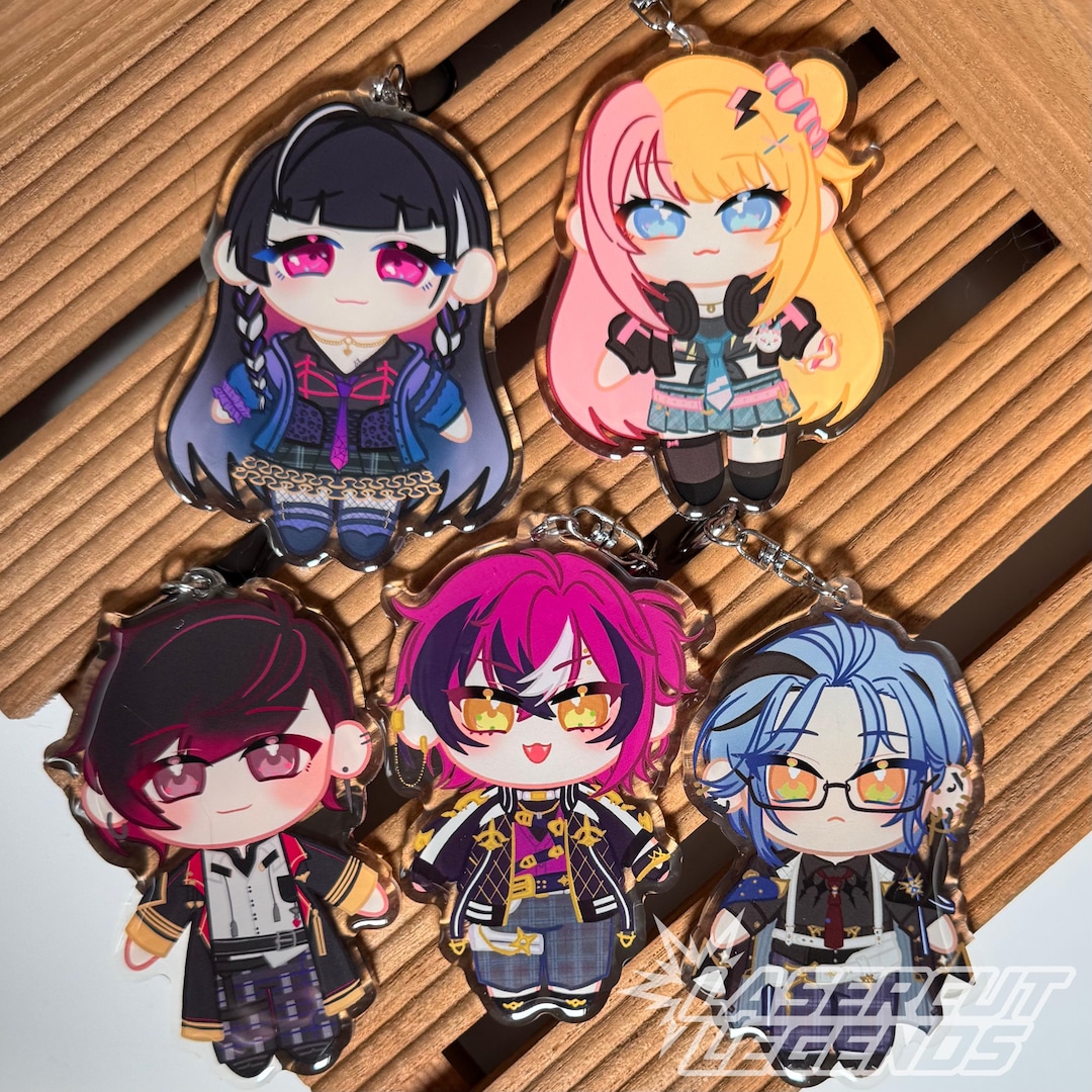Xsoleil 3.5in Acrylic Charm Nijisanji EN Vtuber Merch - Etsy