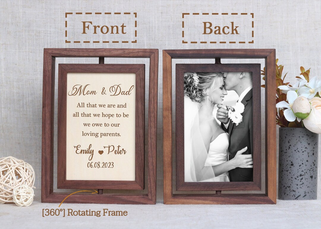 Parents of the Bride Gift, Parents Wedding Gift, Parents Wedding Photo ...
