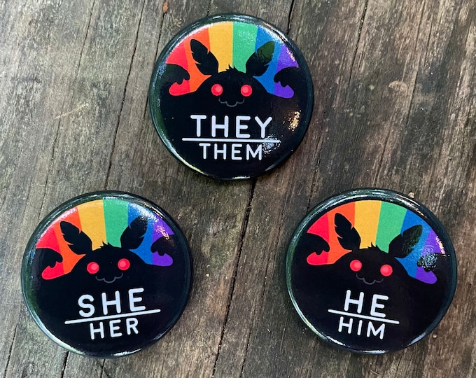 Mothman Enamel Pin - Etsy