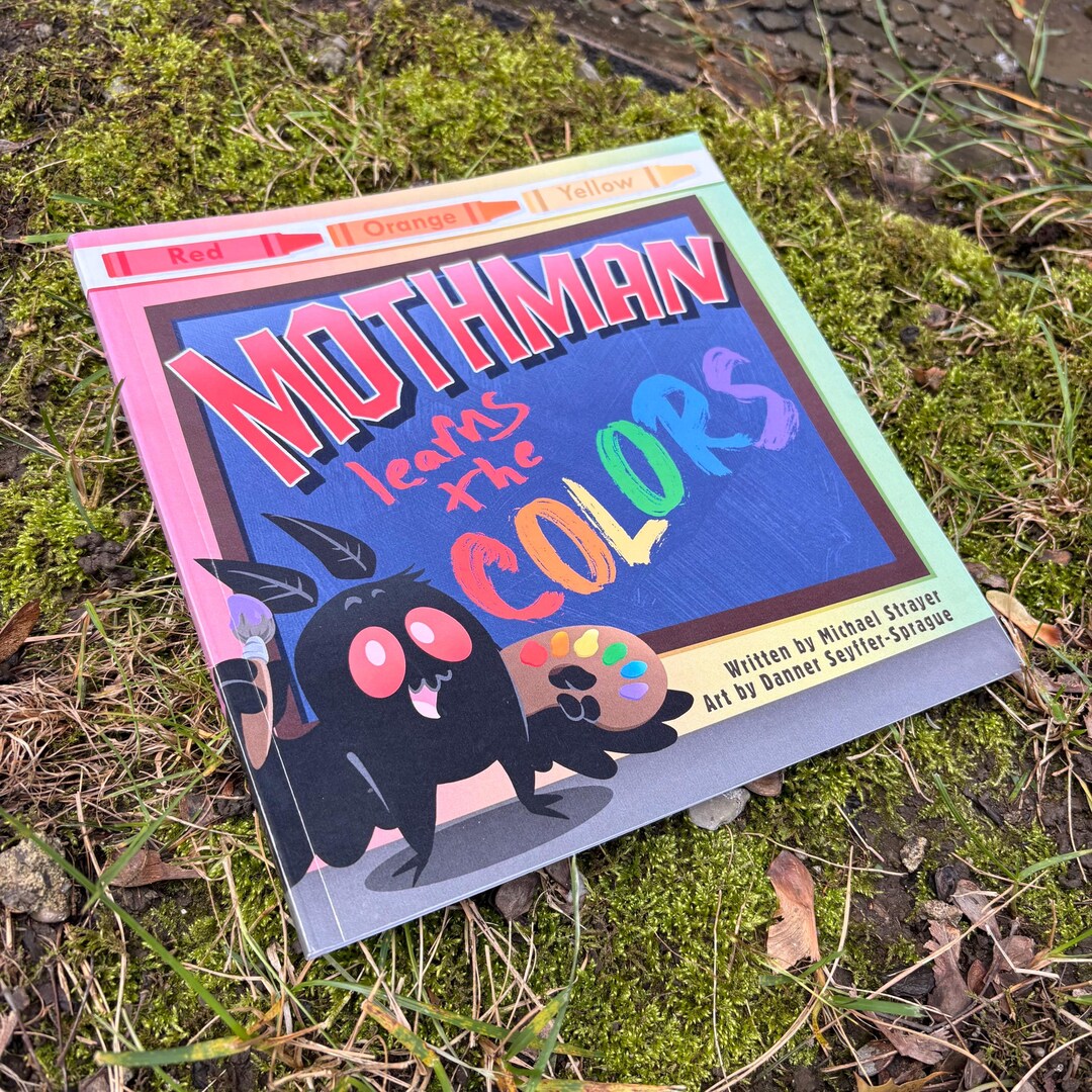 Mothman Learns the Colors - Children's Book! - Etsy