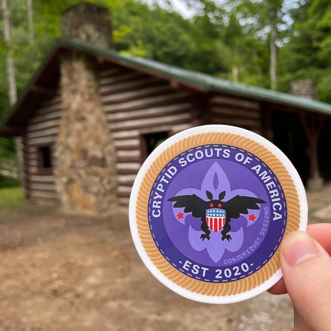 Cryptid Scouts Badge - Sticker - Etsy