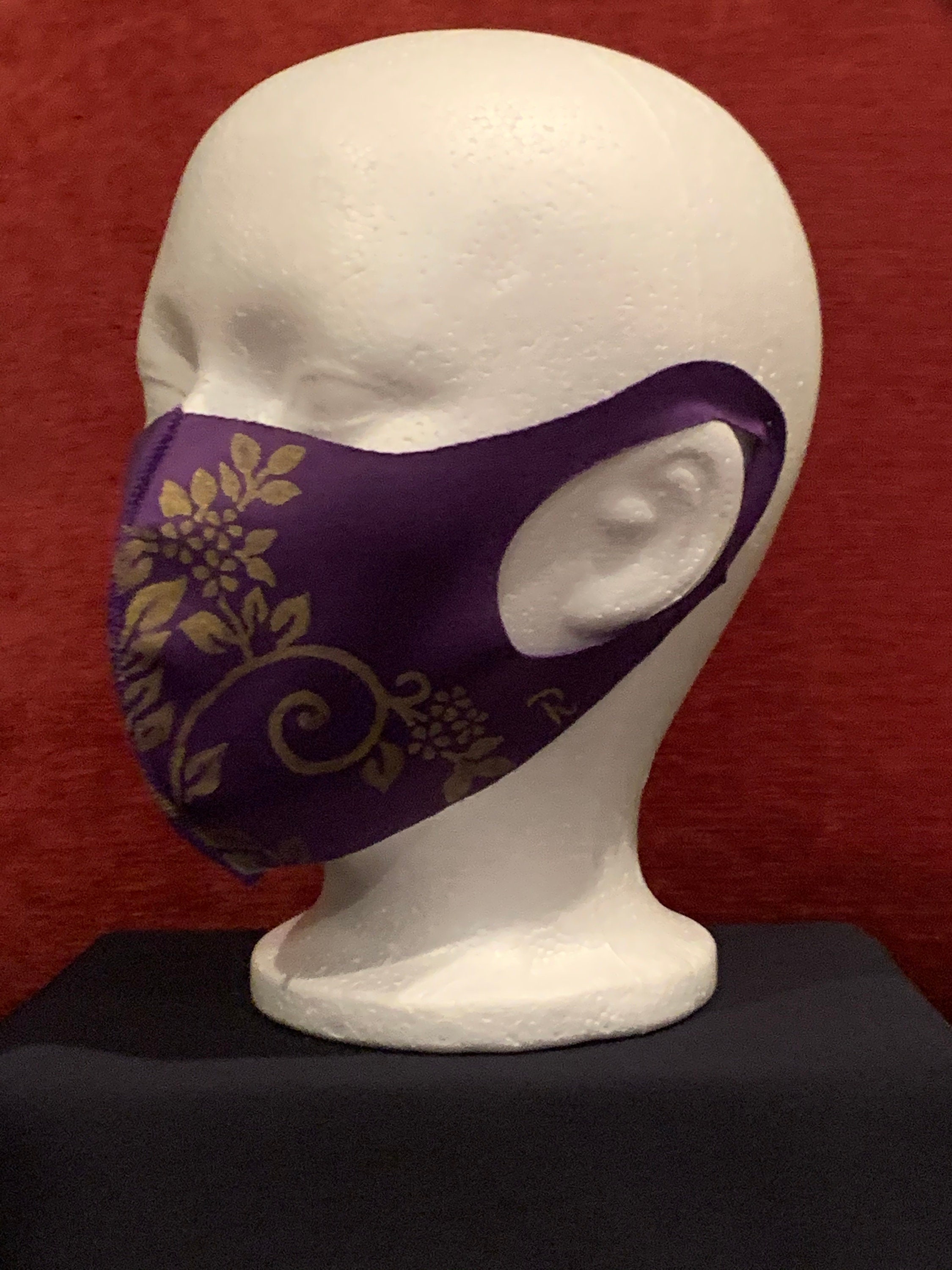 Hand Painted Face Mask - Etsy
