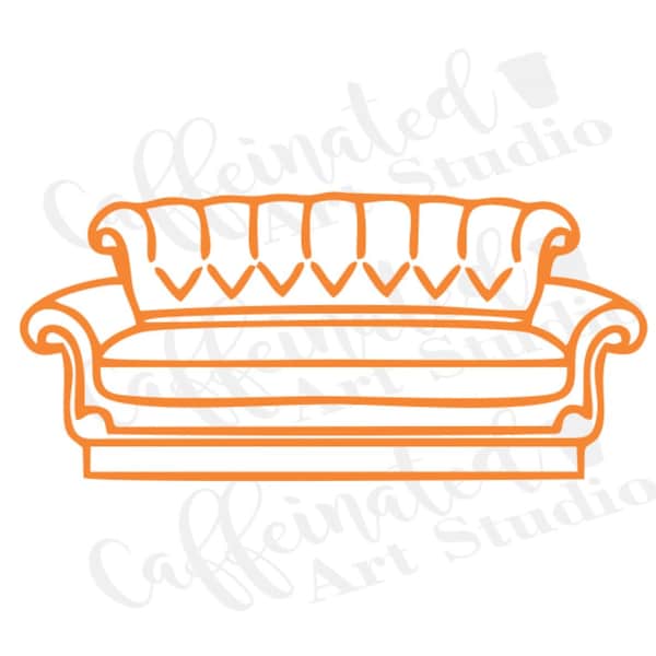 Friends Couch Svg - Etsy