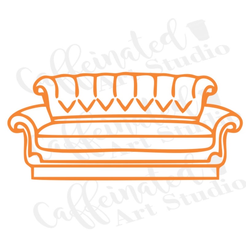 Friends Sofa Clipart - Etsy