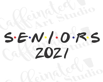 Seniors Friends Font - Etsy