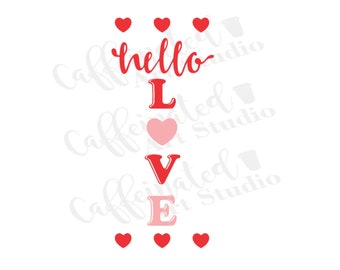 Hello Love Sign | Etsy
