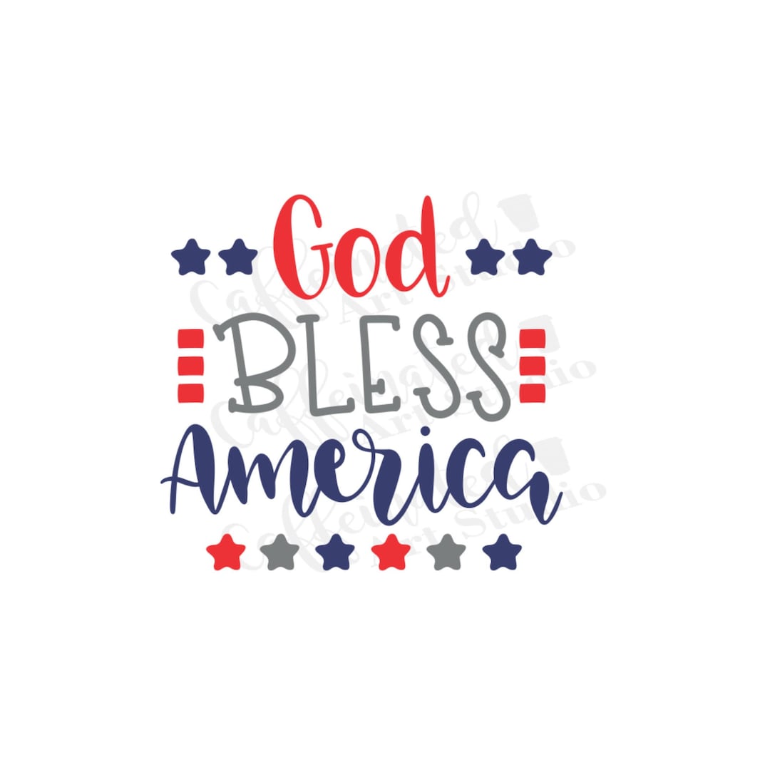 Dios bendiga americano svg / América svg / hogar dulce hogar svg / 4 de ...