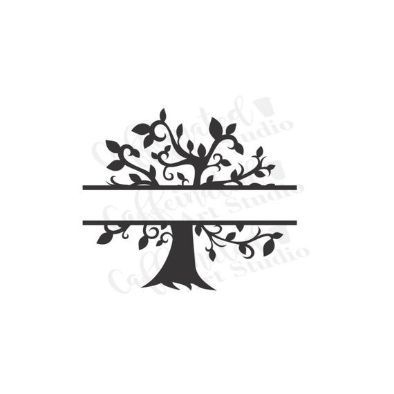 Family Tree Svg / Family Tree Split Frame Svg / Family Split - Etsy