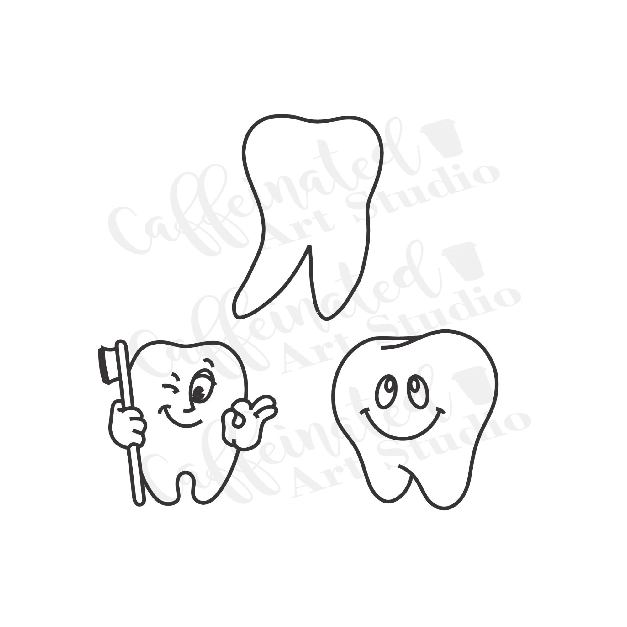 Tooth Svg / Teeth Svg / Tooth Clipart Svg / Digital Download - Etsy