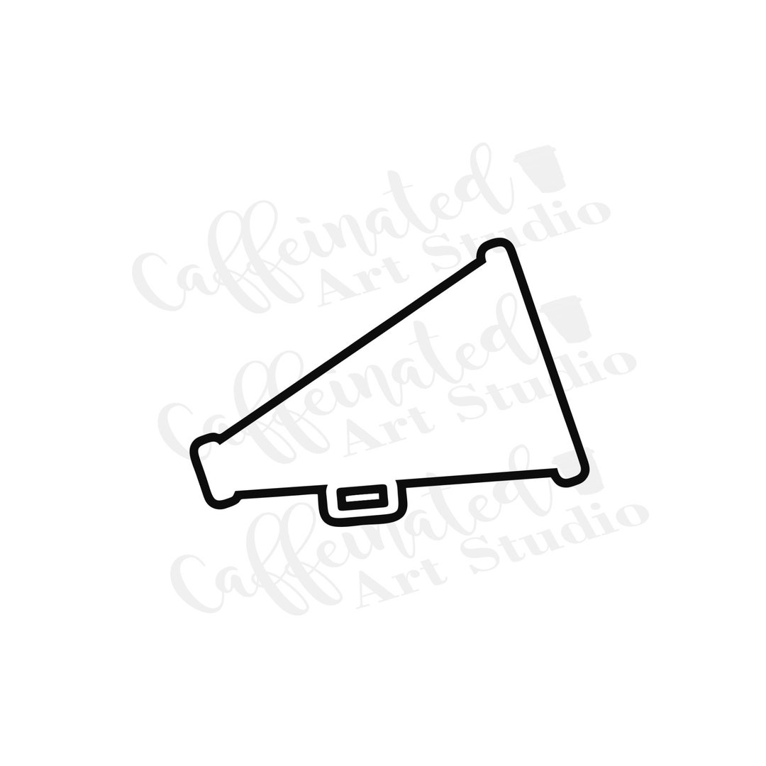 Megaphone Svg / Cheer Svg / Cheer Megaphone Svg / Digital Download - Etsy