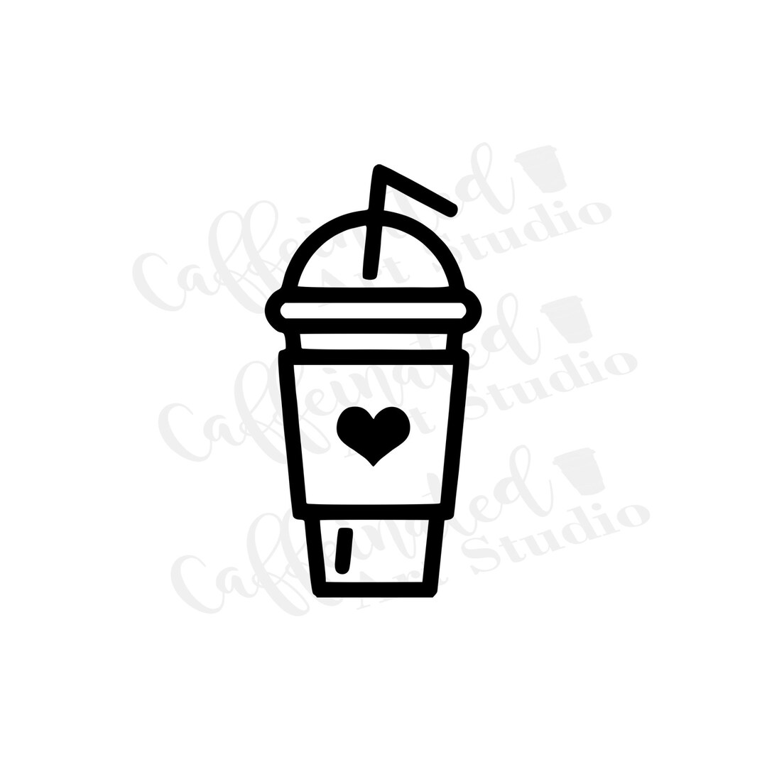 Coffee Svg / Coffee Frappe Svg / Frappuccino Svg / Digital Download - Etsy