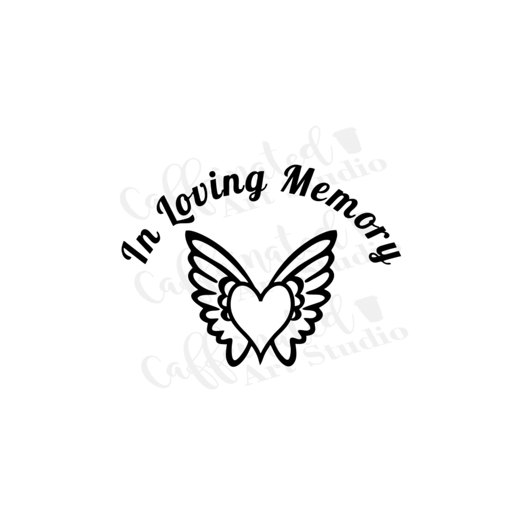 In Loving Memory Svg / in Memory of Svg / Memorial Svg / Pray | Etsy