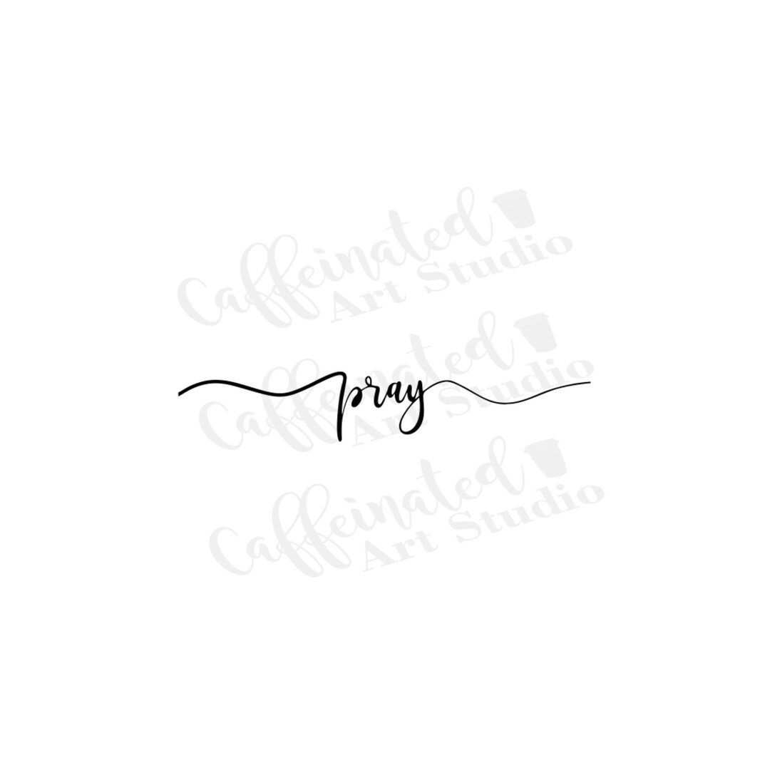 Pray Svg / Pray Font Svg / Faith Svg / Religion Svg / Digital Download ...