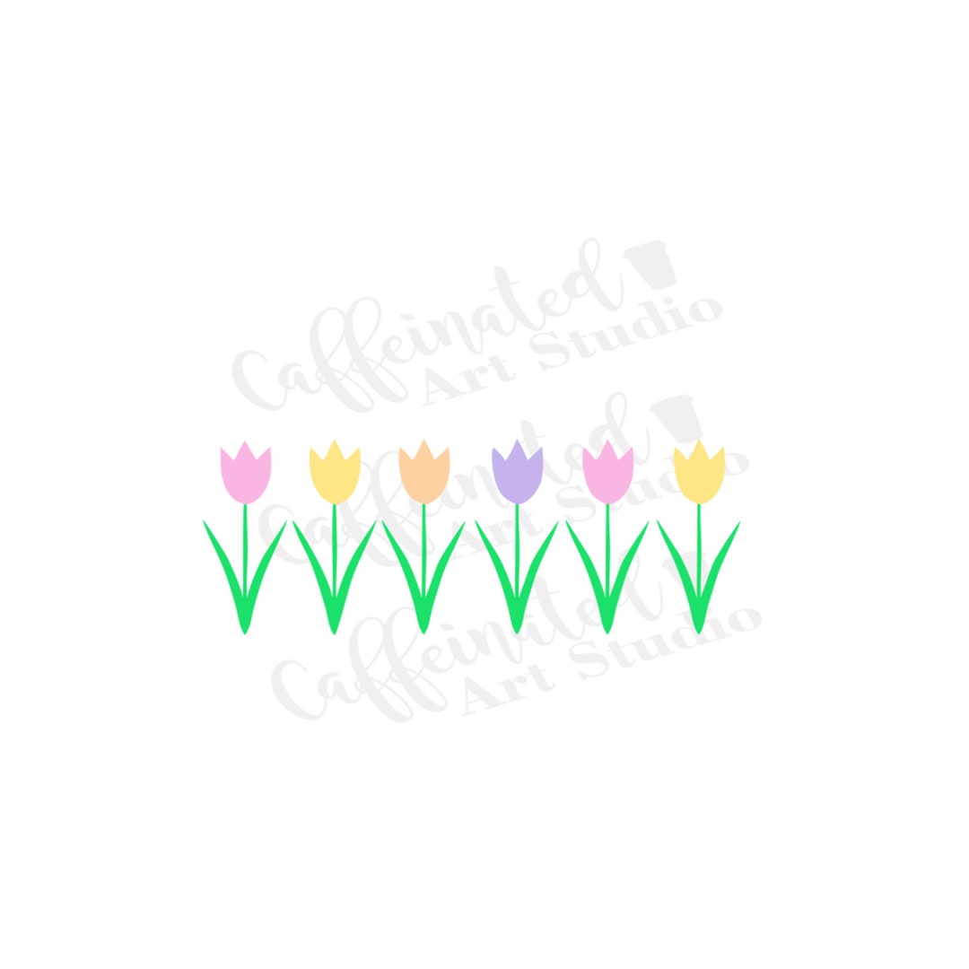 Tulips Svg / Hello Spring Svg / Spring Svg / Hello Svg / Spring Porch ...