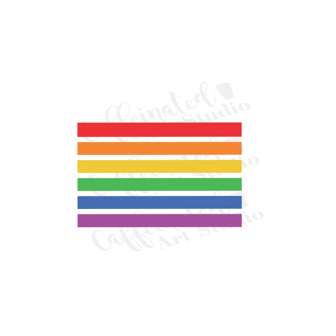 Pride Rainbow Svg / Pride Svg / Rainbow Svg / Pride Flag Svg / Digital ...