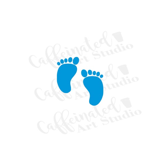 Baby footprints svg / baby boy svg / digital download | Etsy