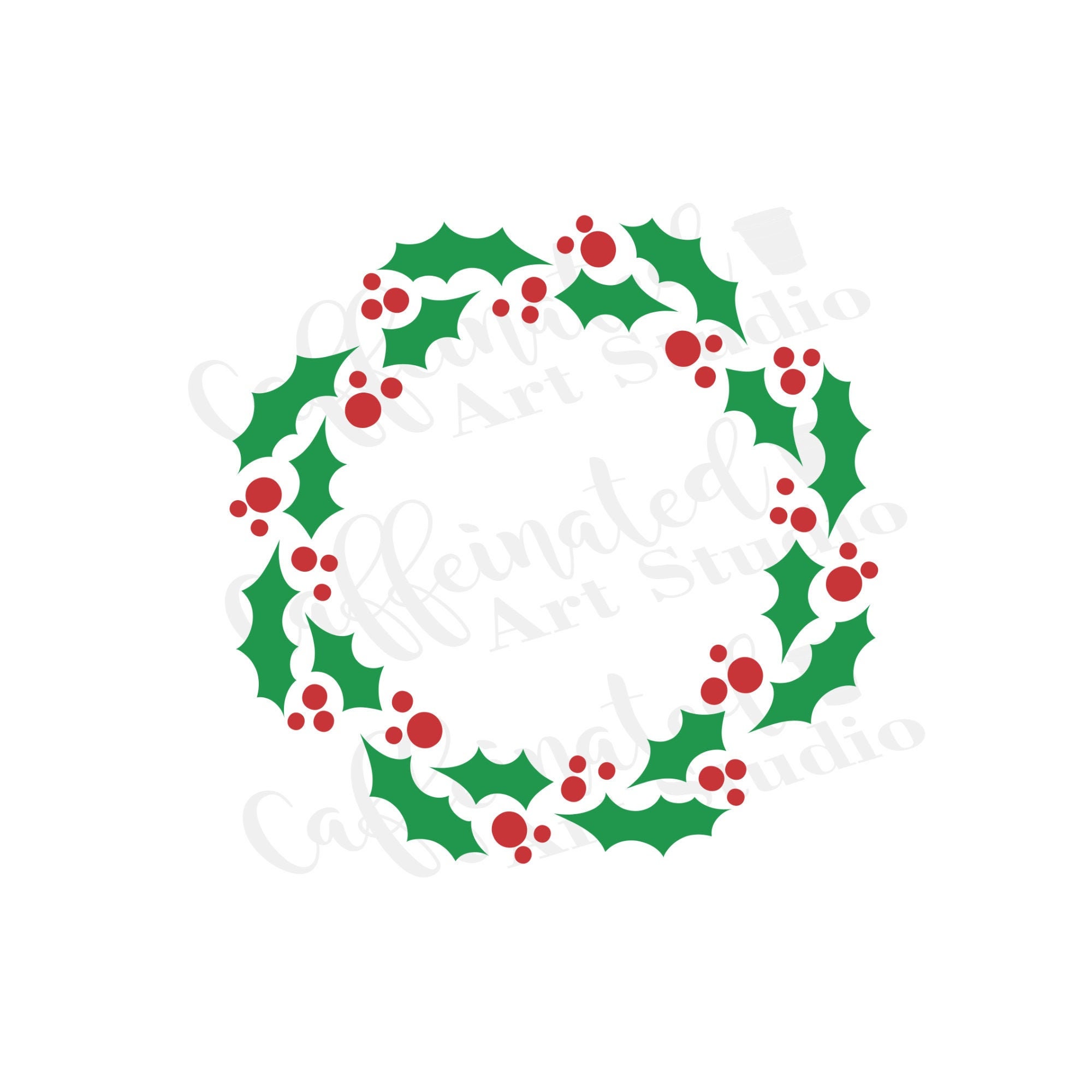 Christmas svg / Christmas wreath svg / wreath svg / digital | Etsy