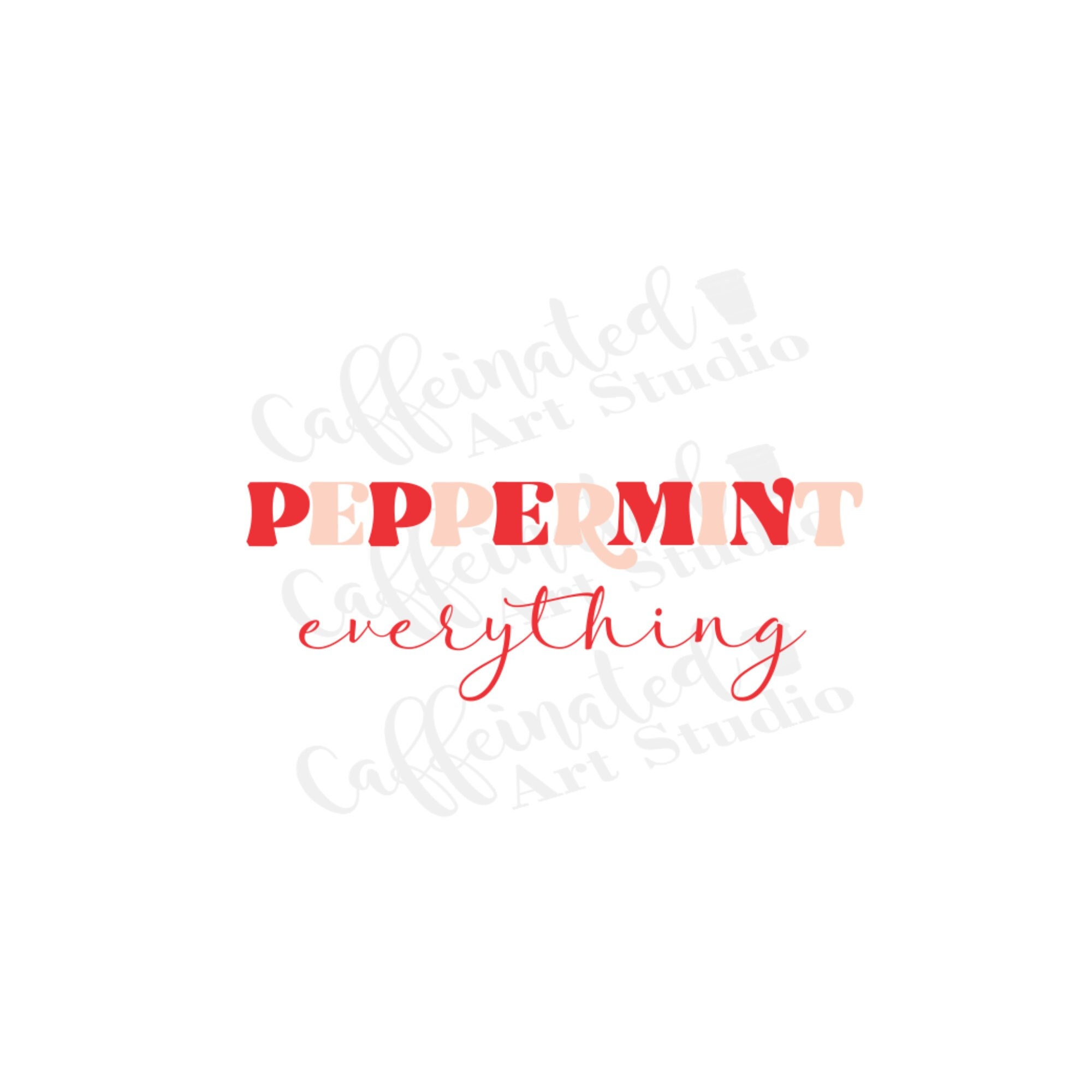 Peppermint Everything Svg / Peppermint Svg / Merry Christmas | Etsy
