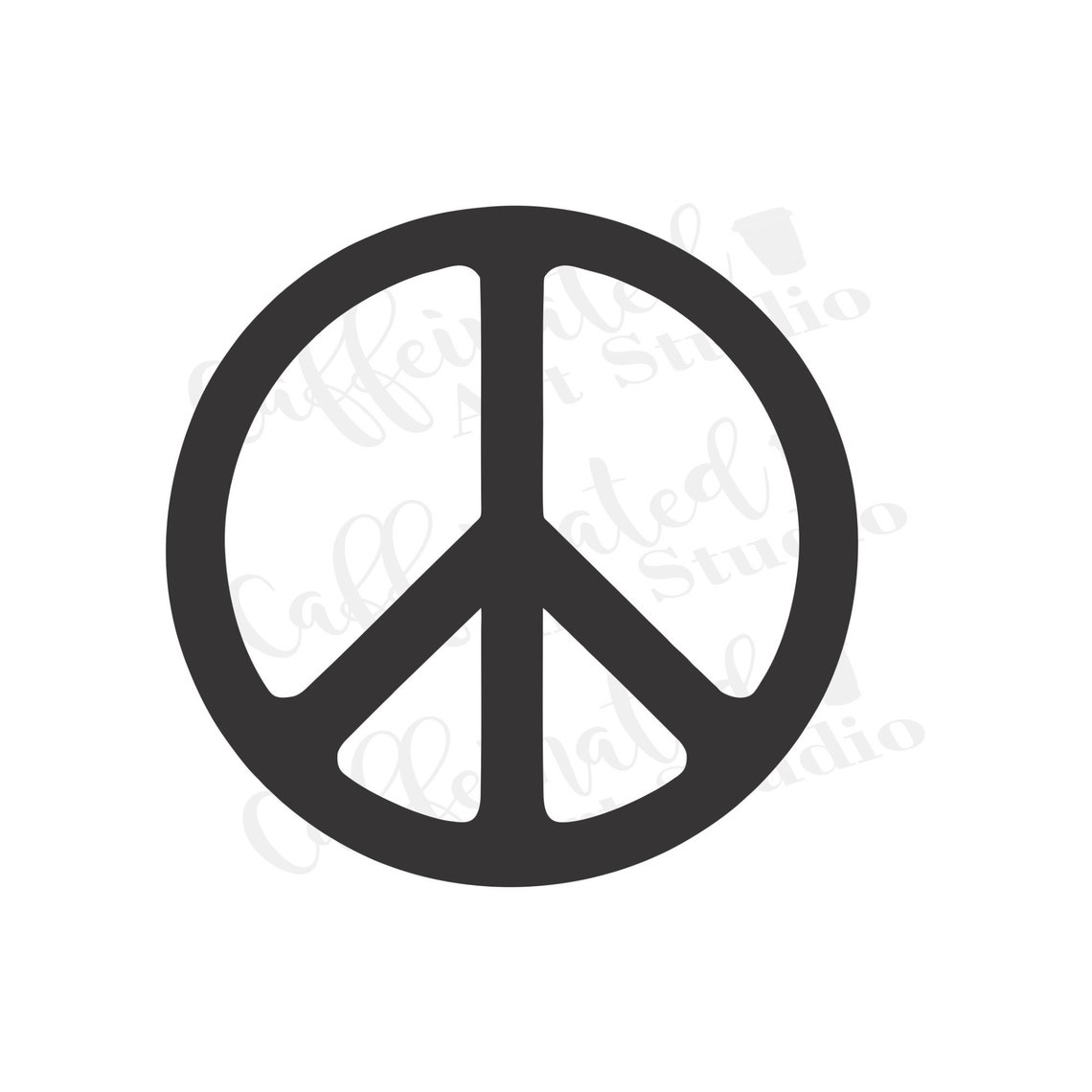 Peace sign svg / peace svg / digital download | Etsy