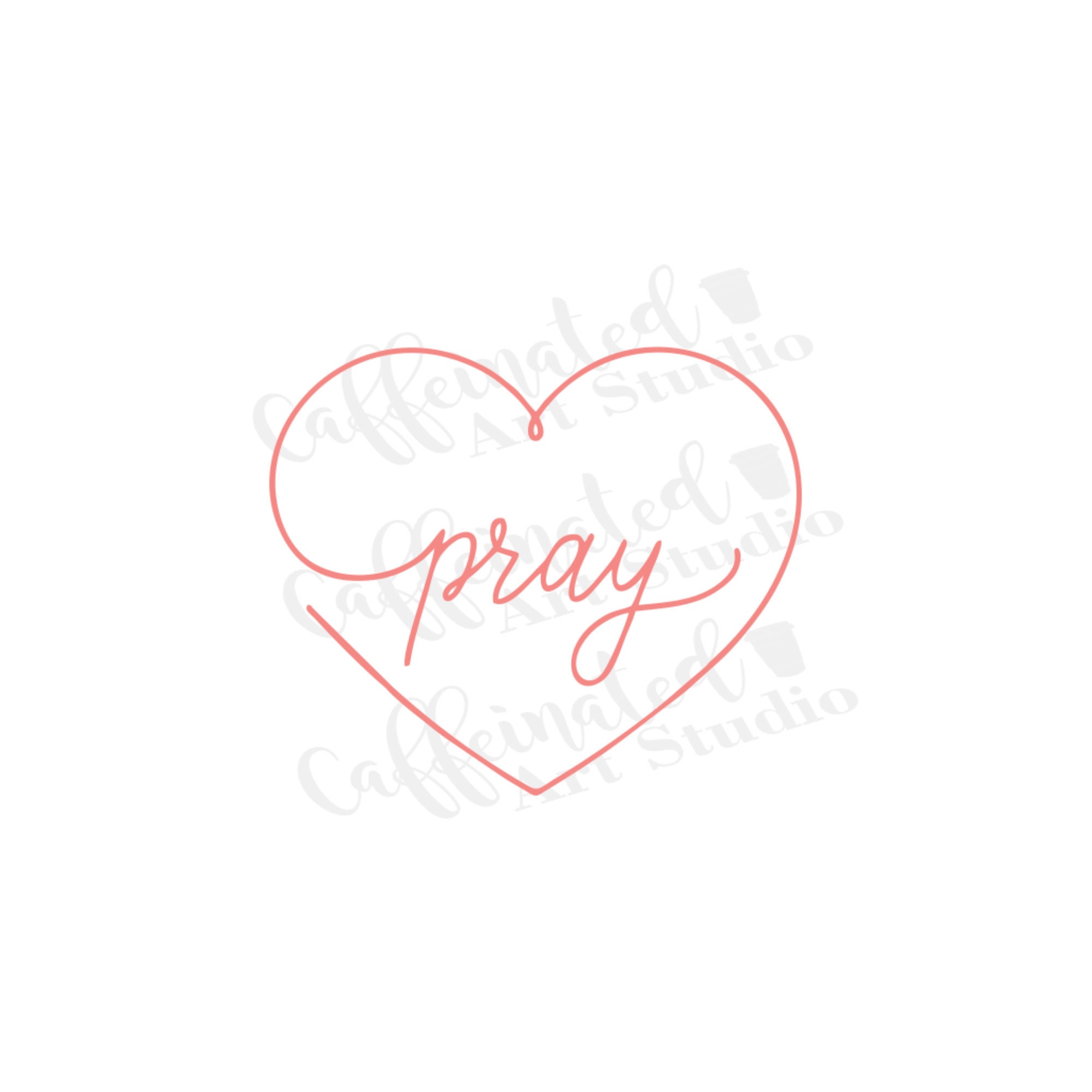 Pray Svg / Pray Heart Svg / Heart Svg / Faith Svg / Religion Svg ...