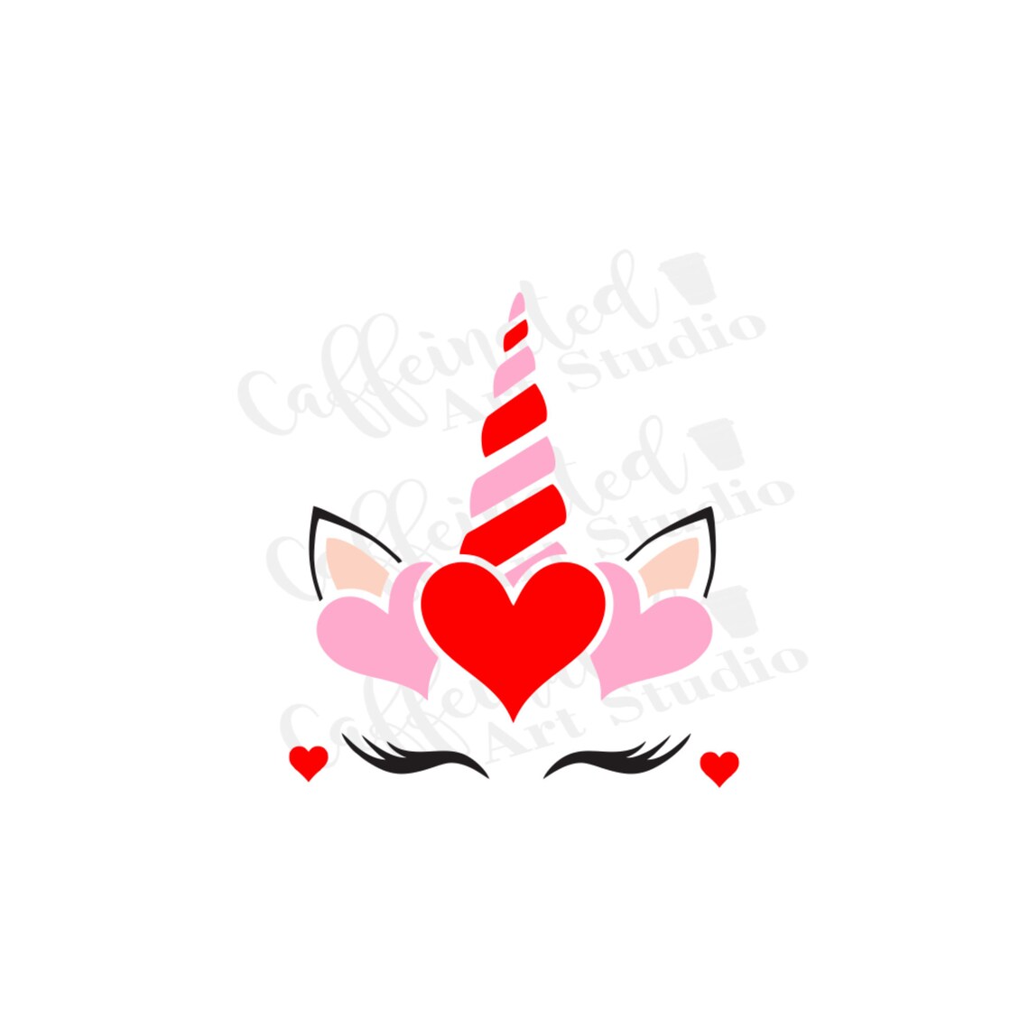 Valentine Unicorn Svg / Valentine's Day Unicorn Svg / Unicorn Svg ...
