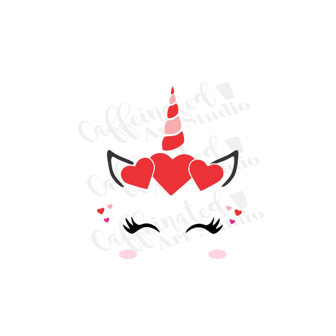 Valentine Unicorn Svg / Valentine's Day Unicorn Svg / Unicorn Svg ...