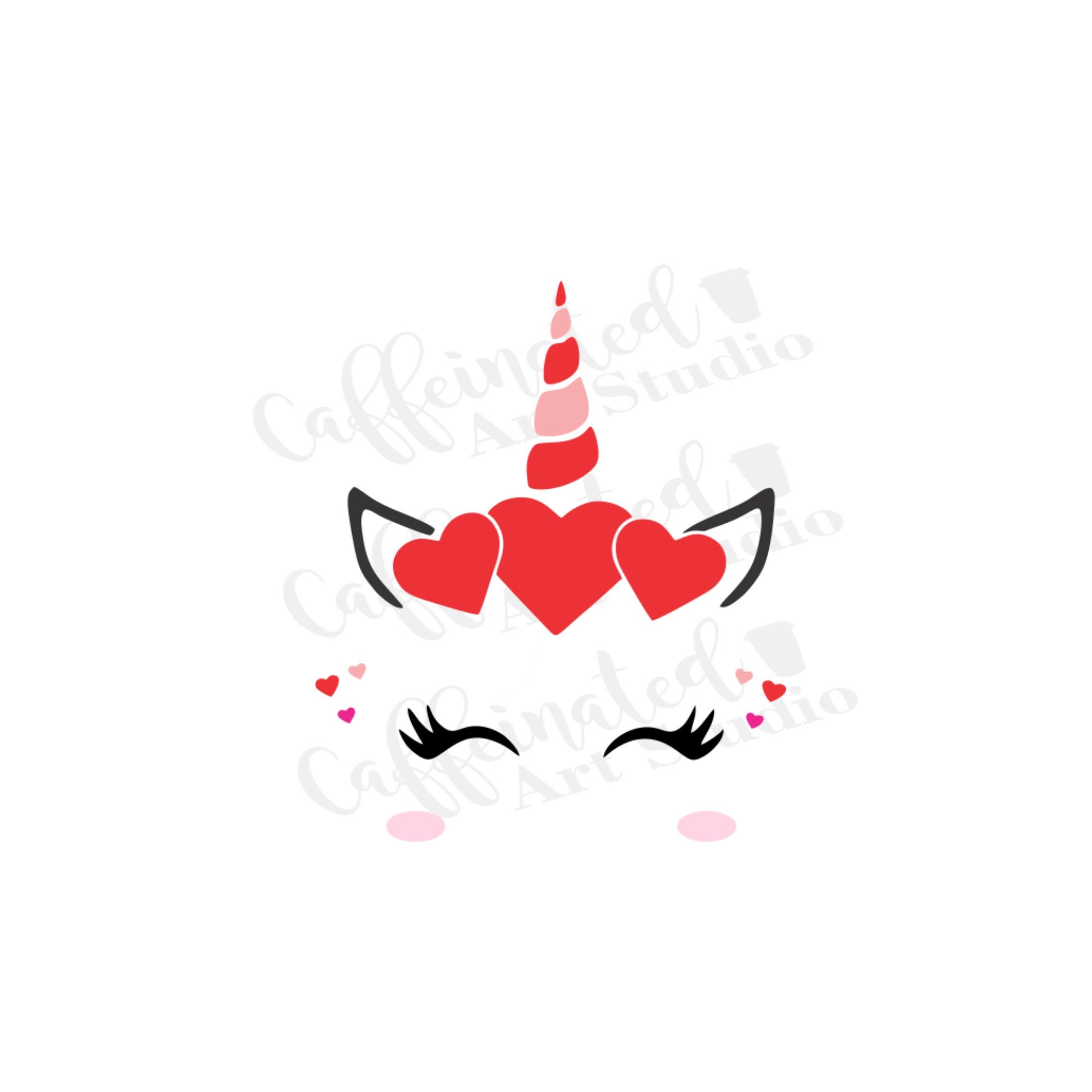 Valentine Unicorn Svg / Valentine's Day Unicorn Svg / Unicorn Svg ...