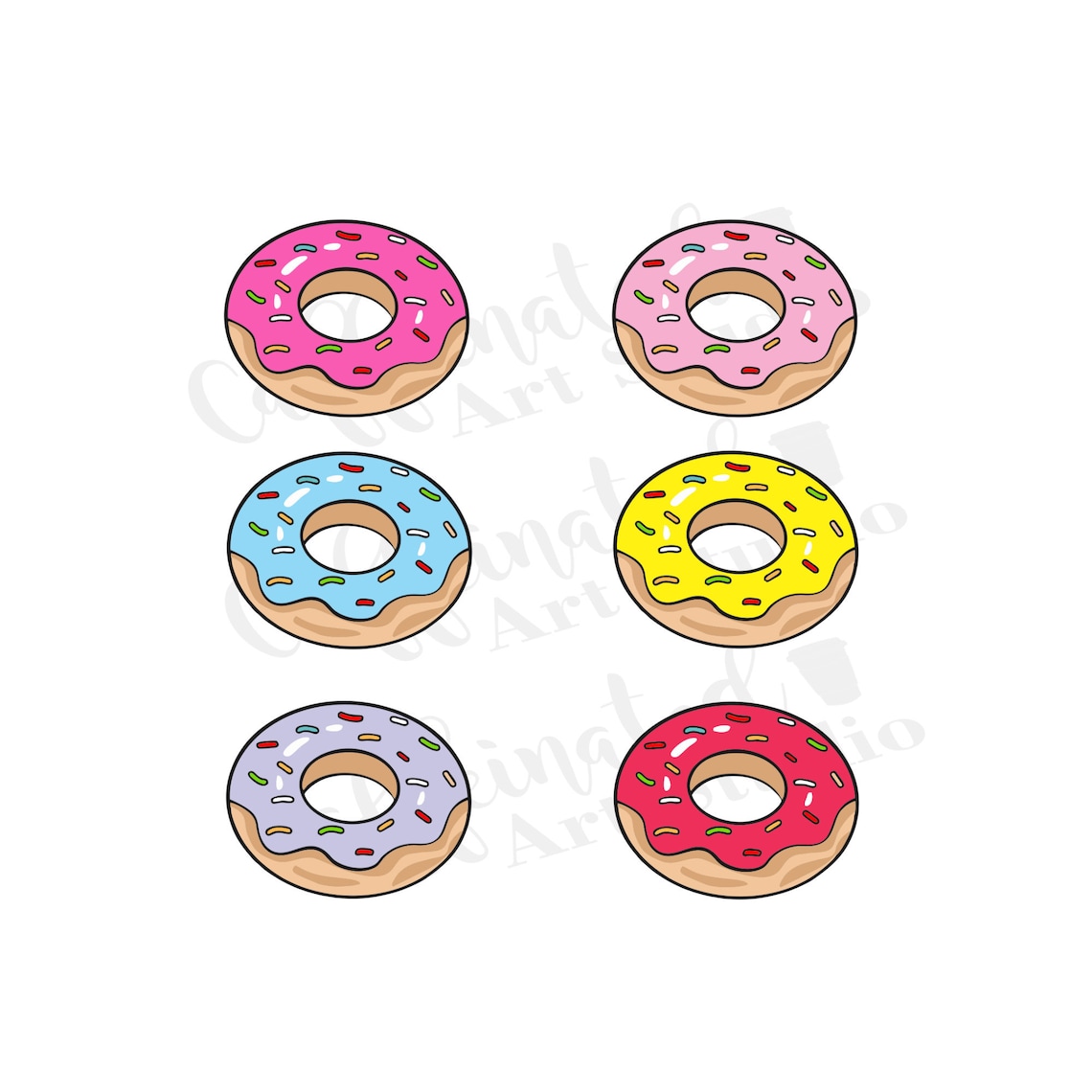 Donut Svg / Doughnut Svg / Donut Bundle Svg / Png / Digital - Etsy