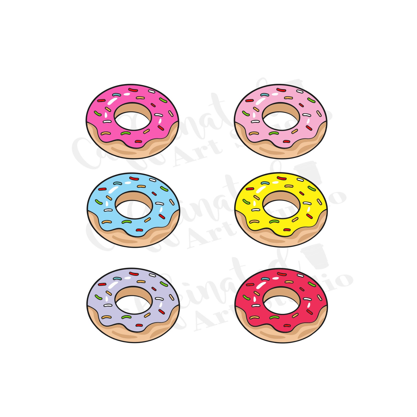 Donut Svg / Doughnut Svg / Donut Bundle Svg / Png / Digital - Etsy