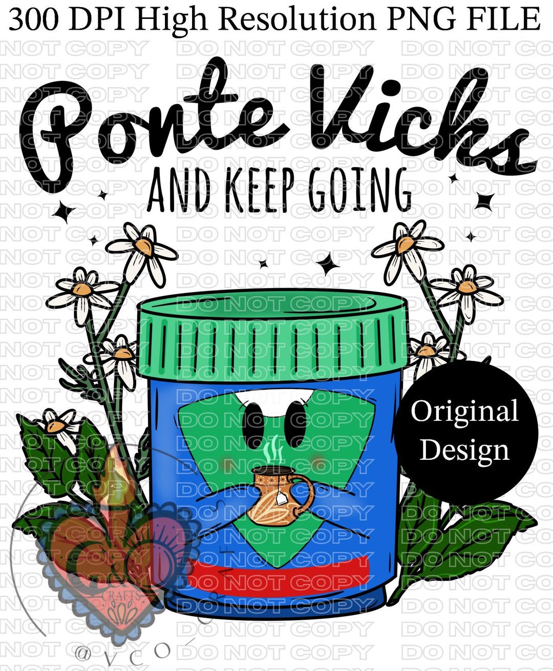 Ponte Vicks Floral PNG, Original Design, Hispanic PNG, Vicks Vapor Rub ...
