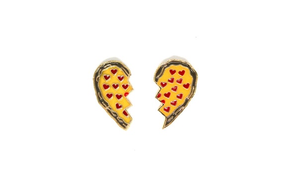 Best Friends Hard Enamel Pizza Pins Best Friend Gift Pizza | Etsy