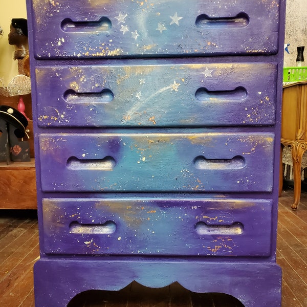Hand Painted Chest - Etsy