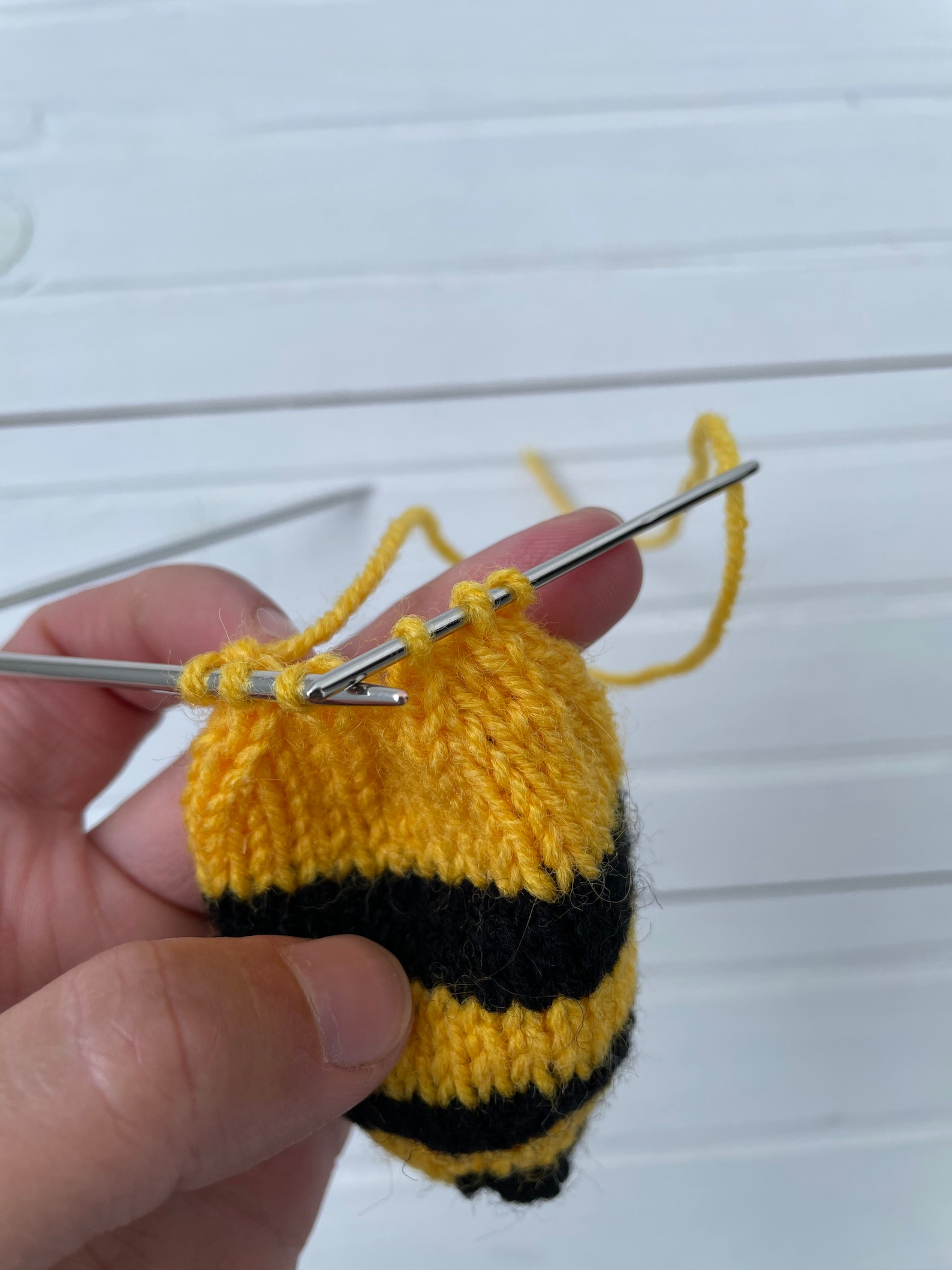 Honey Bee Knitting Pattern Knit Bumble Bee Diy Tutorial for - Etsy