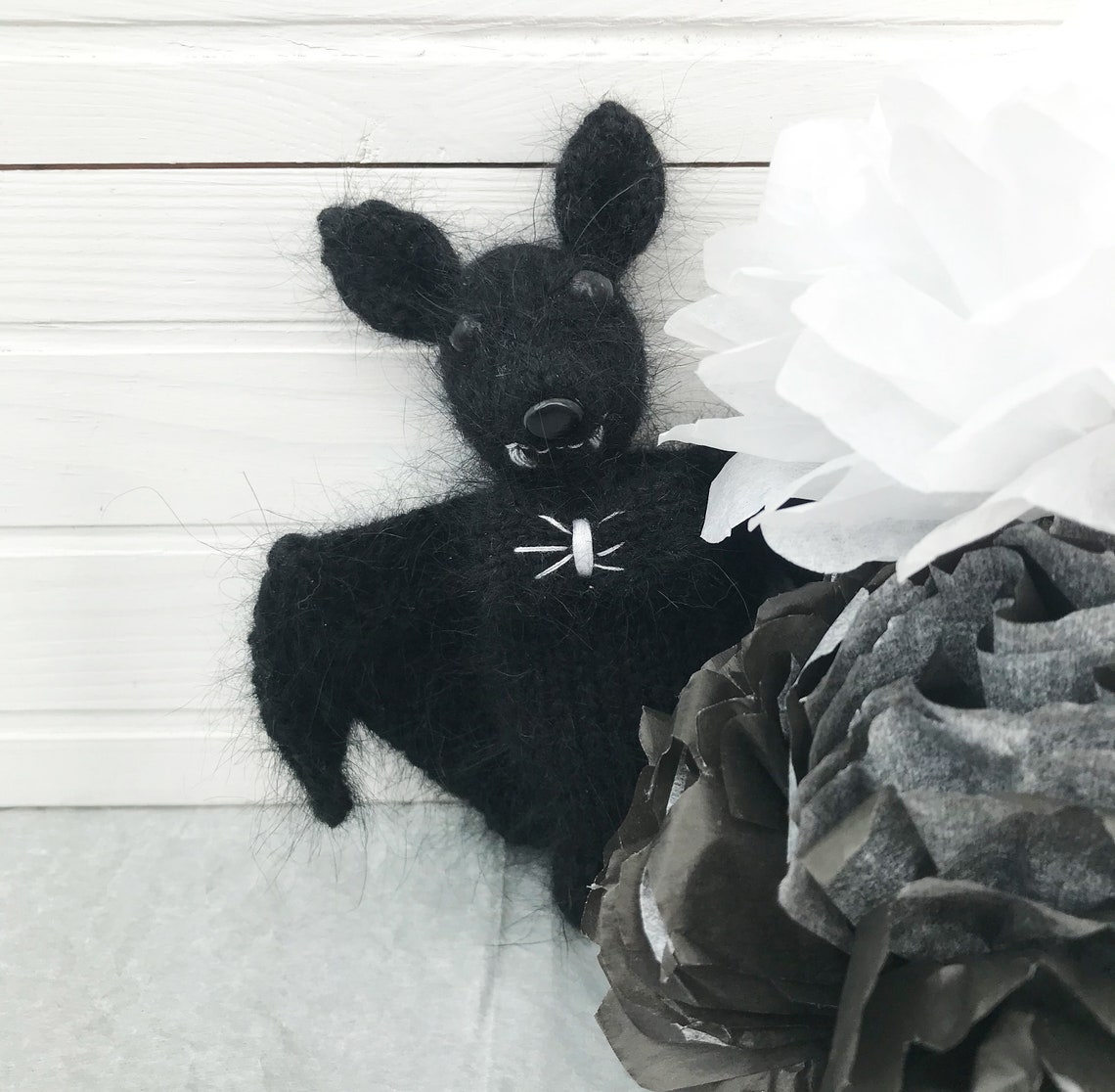 Bat Toy KNITTING PATTERN Bat Decorations Diy Tutorial Easy | Etsy