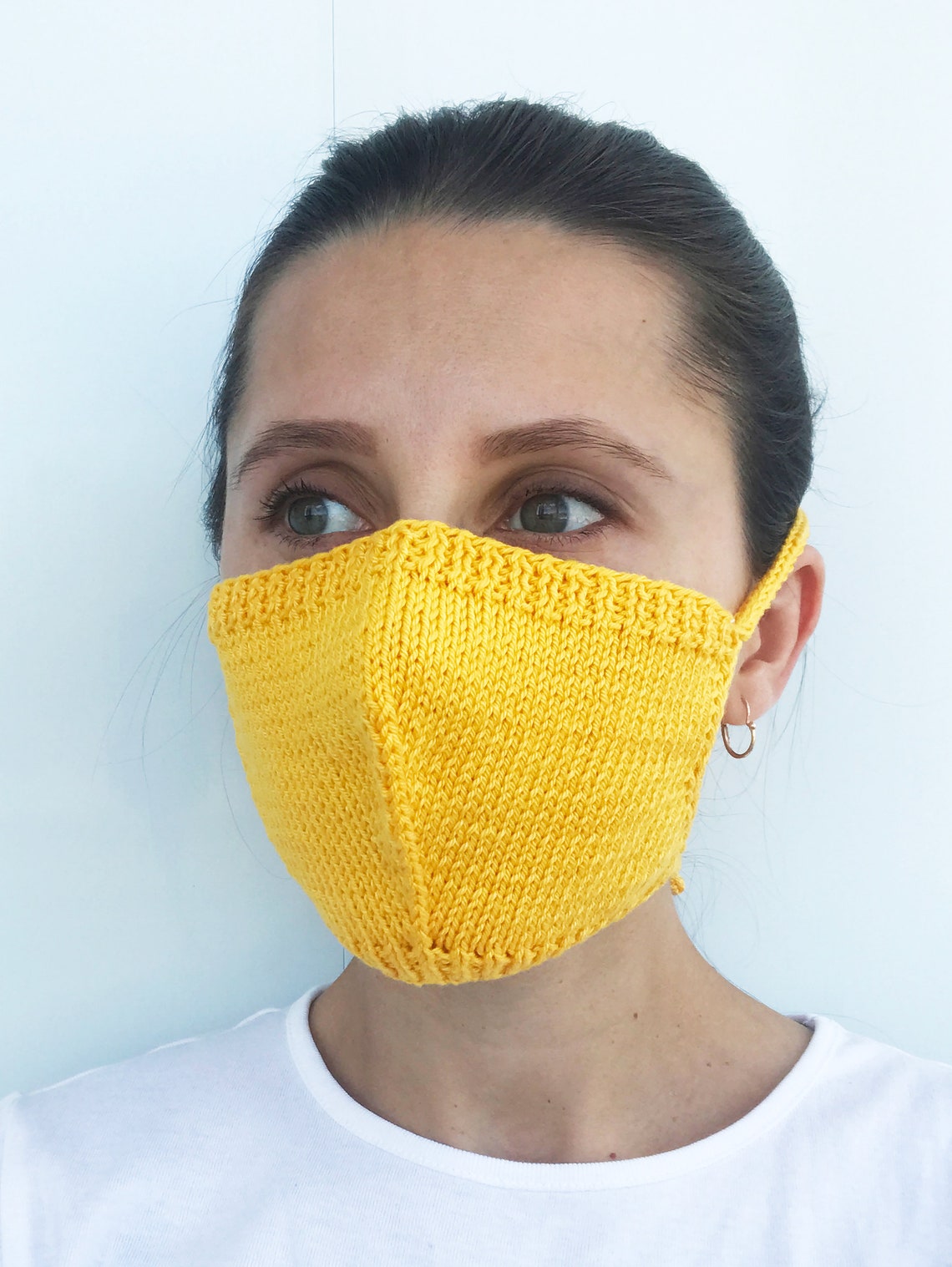 Knitting Face Mask Pattern PDF Reusable Adult & Child Face - Etsy