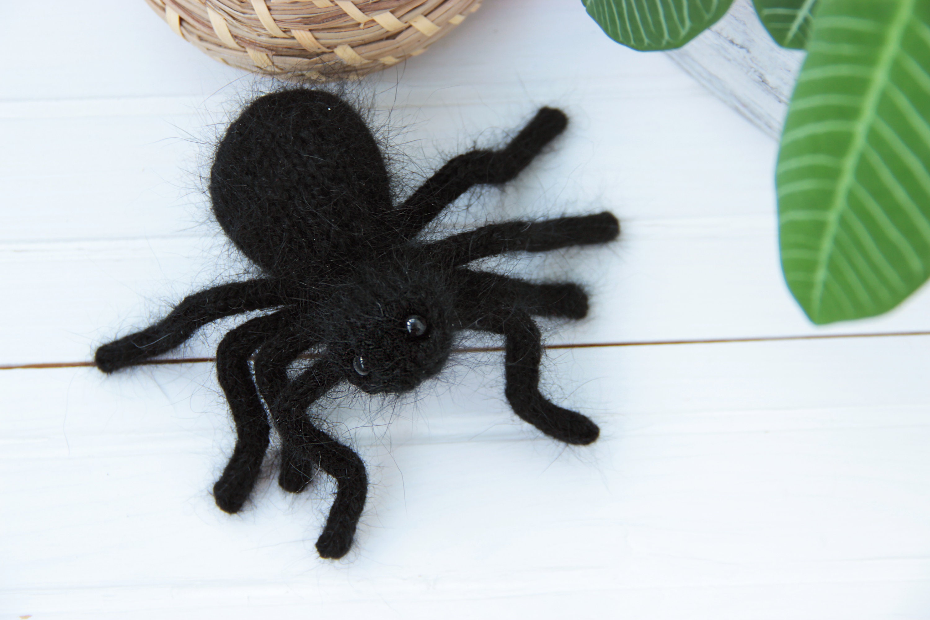 Halloween Spider KNITTING PATTERN Knitted Cute Spider Toy PDF Tutorial ...
