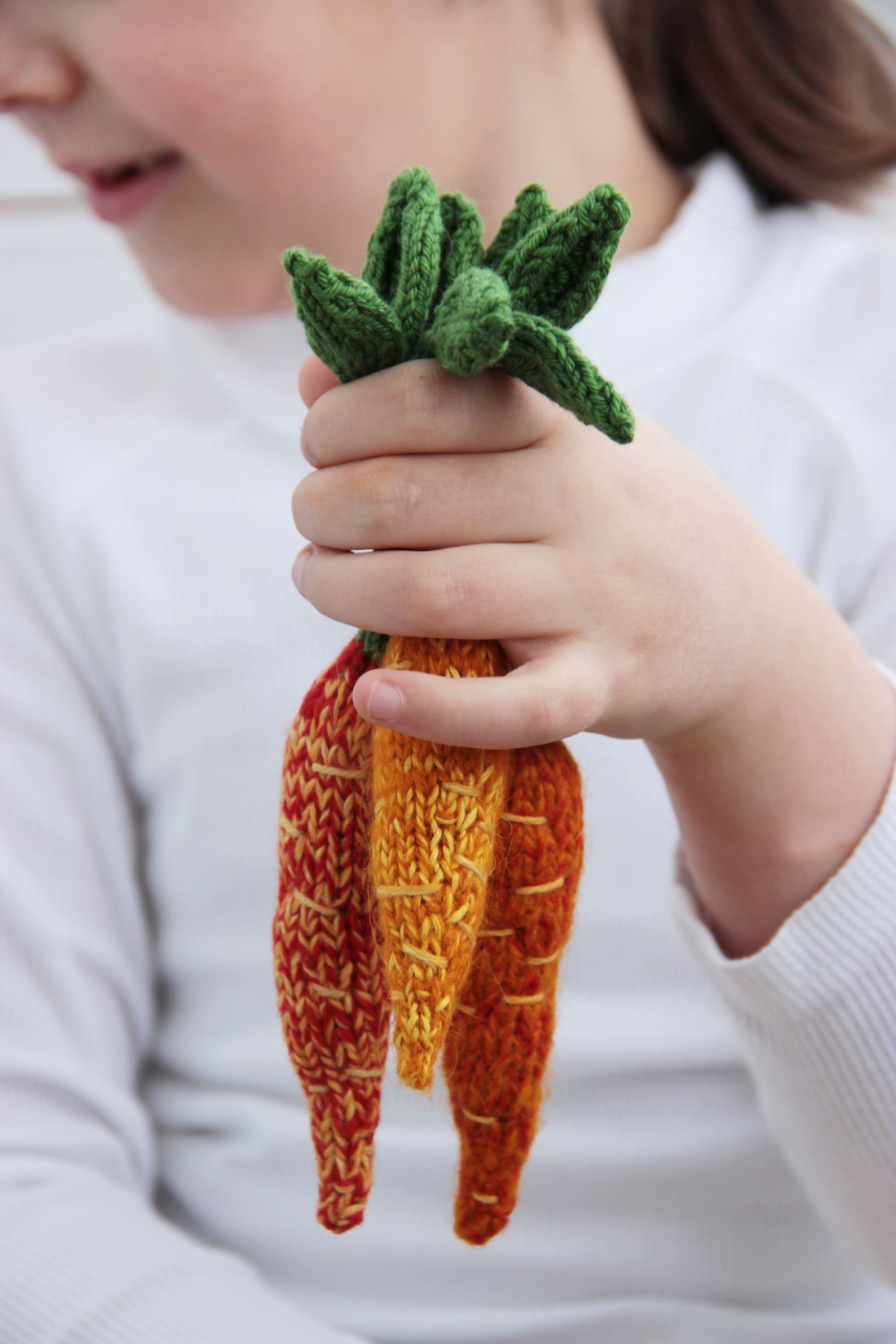 Carrot Knitting PATTERN, Amigurumi Knit Carrot PDF, Easter Table Decor, Farmhouse Easter Decor ...