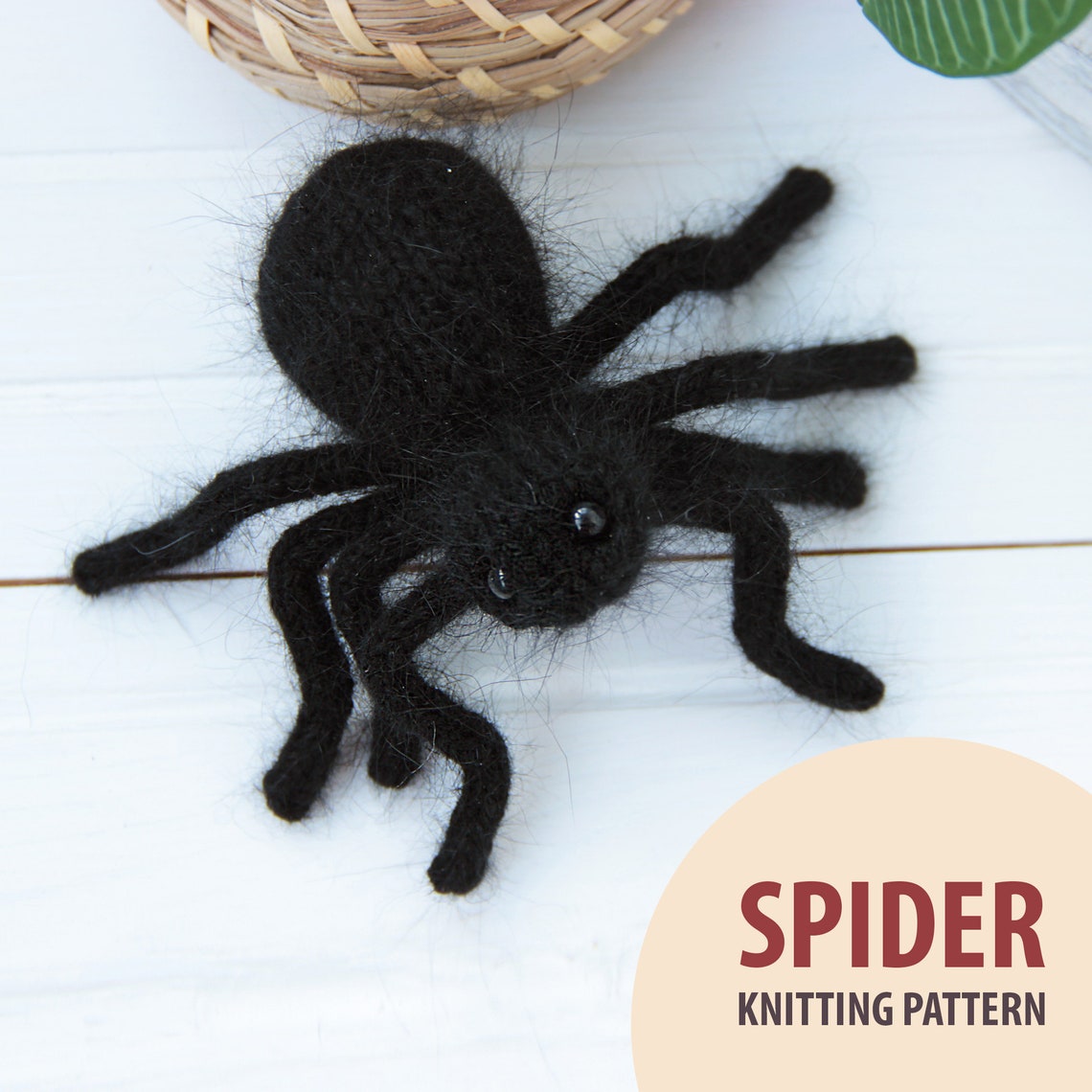 Spider Knitting Pattern: Halloween Toy Tarantula (PDF) - Etsy