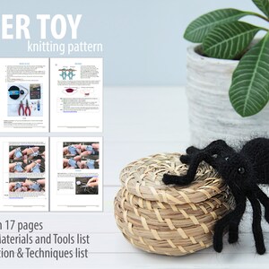 Spider Knitting Pattern: Halloween Toy Tarantula (PDF) - Etsy